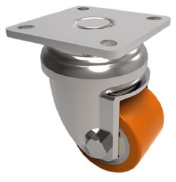 35mm Polyurethane Heavy Duty Low Level Castors|Castors