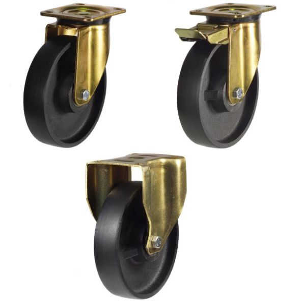 Cast Iron Heavy Duty Castors | Castors