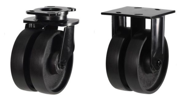 Extra Heavy Duty Double Wheel Castors (1500Kg to 2500Kg) | Castors