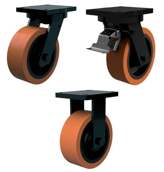 Ultra Heavy & Gantry Castors (1000Kg to 6000Kg) Ultra Heavy Duty with ...