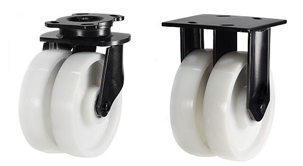 Extra Heavy Duty Double Wheel Castors (1500Kg to 2500Kg) | Castors