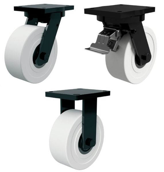 Ultra Heavy & Gantry Castors (1000Kg to 6000Kg) | Castors