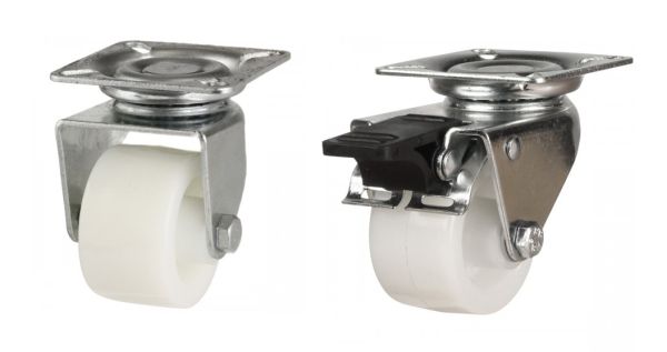 Heavy Duty Low Level Castors (80Kg to 400Kg) | Castors