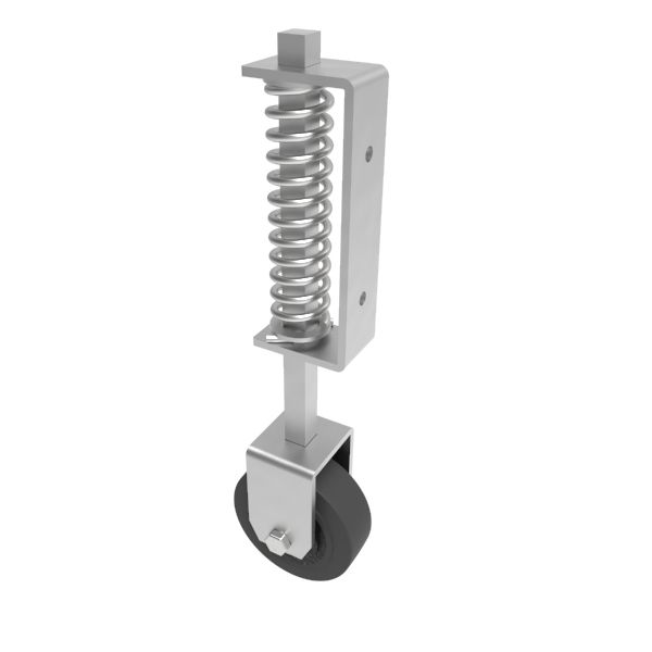 Heavy Duty Fixed Sprung loaded Gate Castor