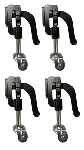 PUSH/PULL TOGGLE CLAMP RETRACTABLE CASTOR - PLHD35PTBJ - SET OF 4