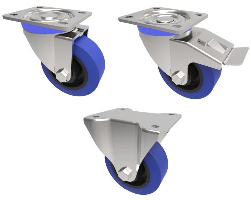 80mm Blue Elastic Rubber Heavy Duty (180kg)