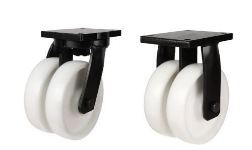250mm Twin Wheel Nylon (2500Kg)