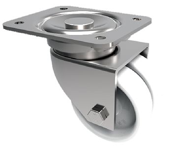 50mm Heavy Duty Twin Wheel Castor