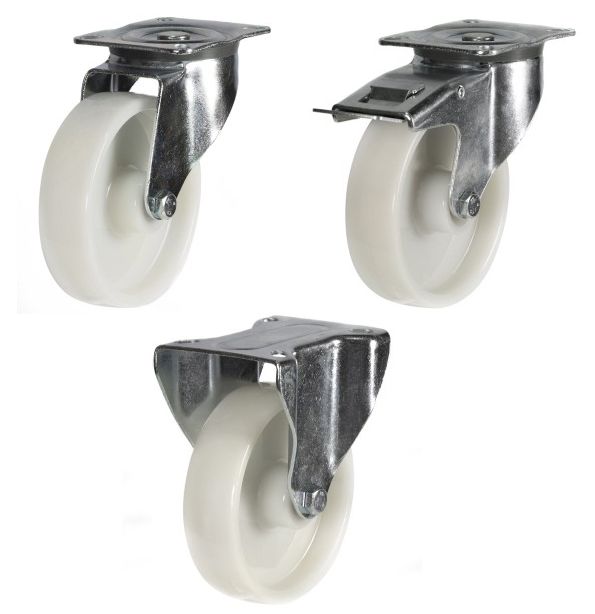 125mm Plastic Wheel Medium Duty Economy Castors
