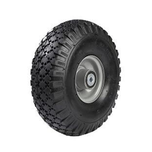 300mm Pneumatic Wheel Steel Centre (4.00-4 Tyre - 25mm BALL BEARING BORE)