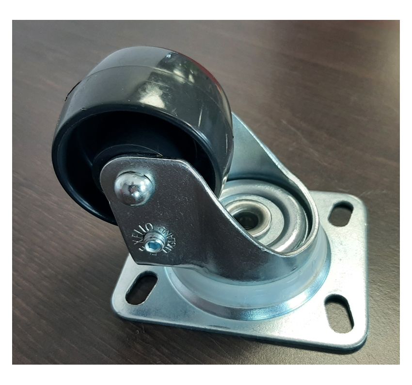 63mm Nylon Plate Swivel Castor - 250Kg (Heavy Duty Low Level)