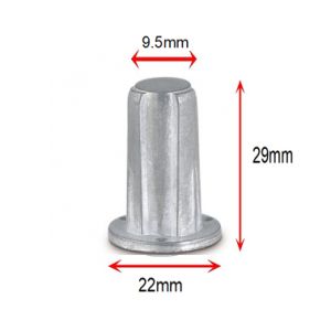 Kenrick 50mm Standard Peg & Socket Fitting (BEIGE)